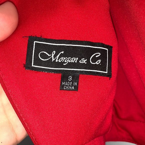 Morgan & Co. | Dresses | Red Sequin Morgan And Co Prom Dress | Poshmark